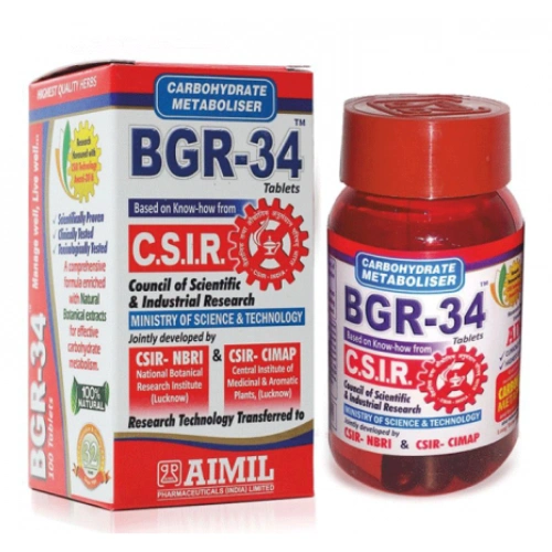 Aimil BGR 34 Tablets (100tab) pack of 4