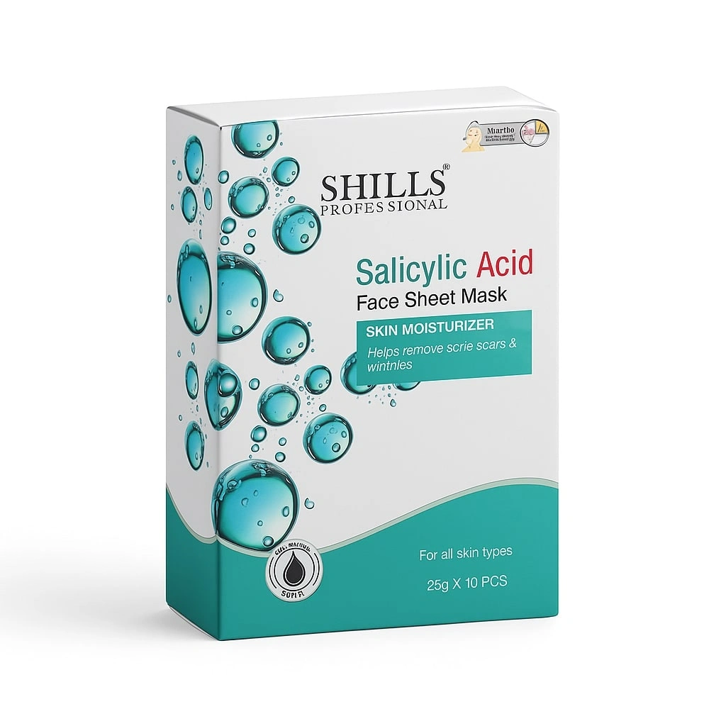 Shills Professional Face Sheet Mask Set with Salicylic Acid ...