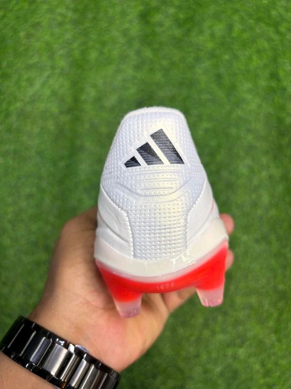 Copa Pure 3 Elite White Red Colour FG Without Lace