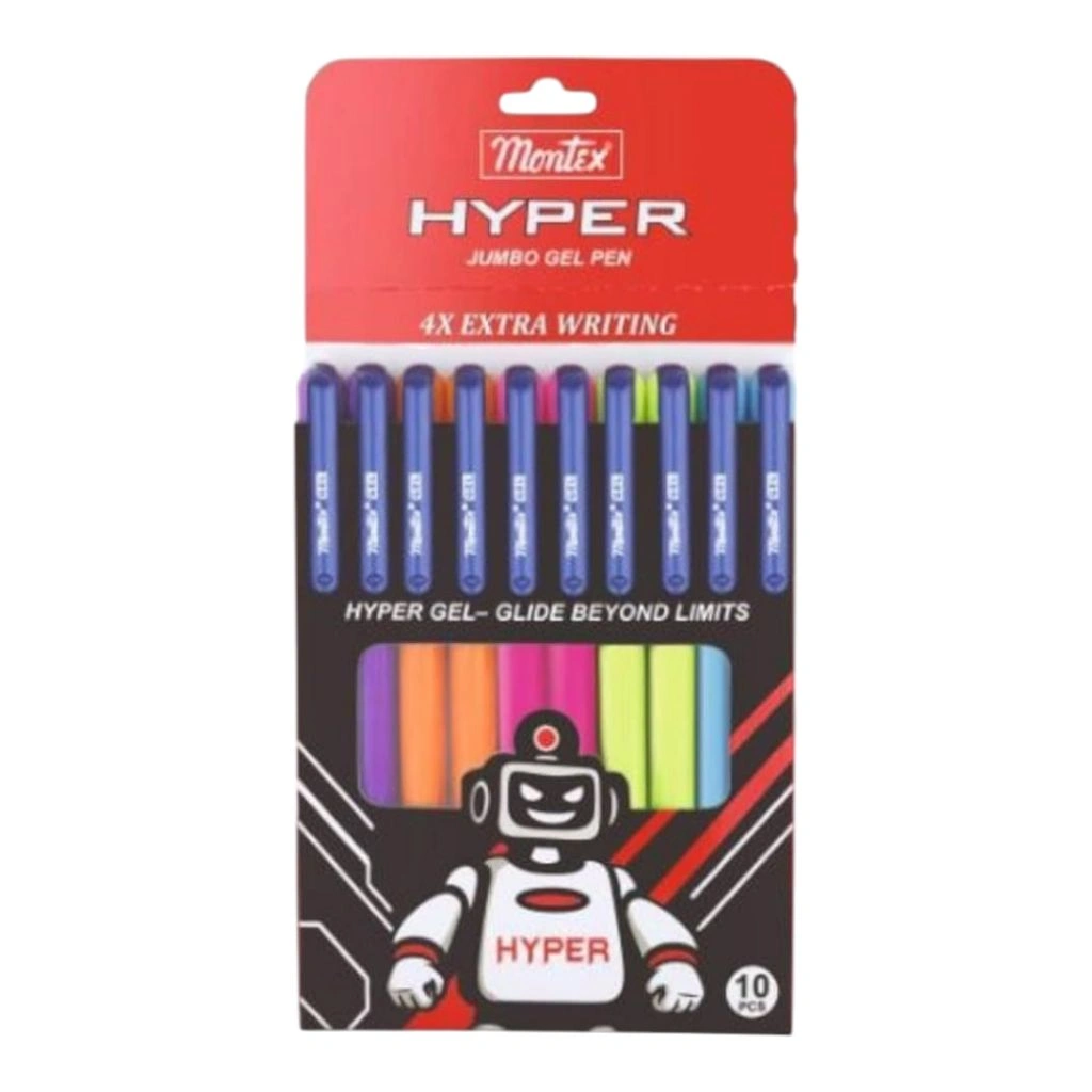 Montex Hyper Gel Pen Set Of 10
