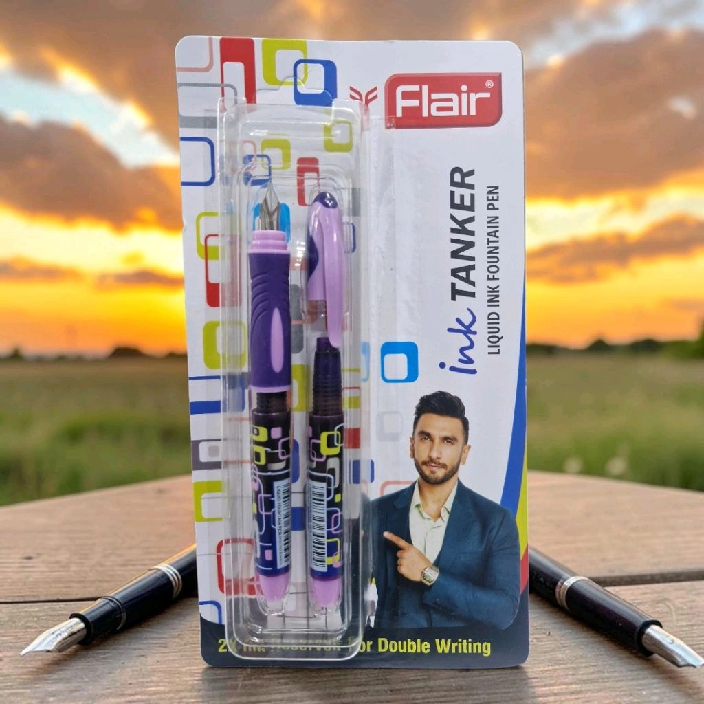 Flair Ink Tanker Liquid Ink Fountain Pen (Colour May Vary)
