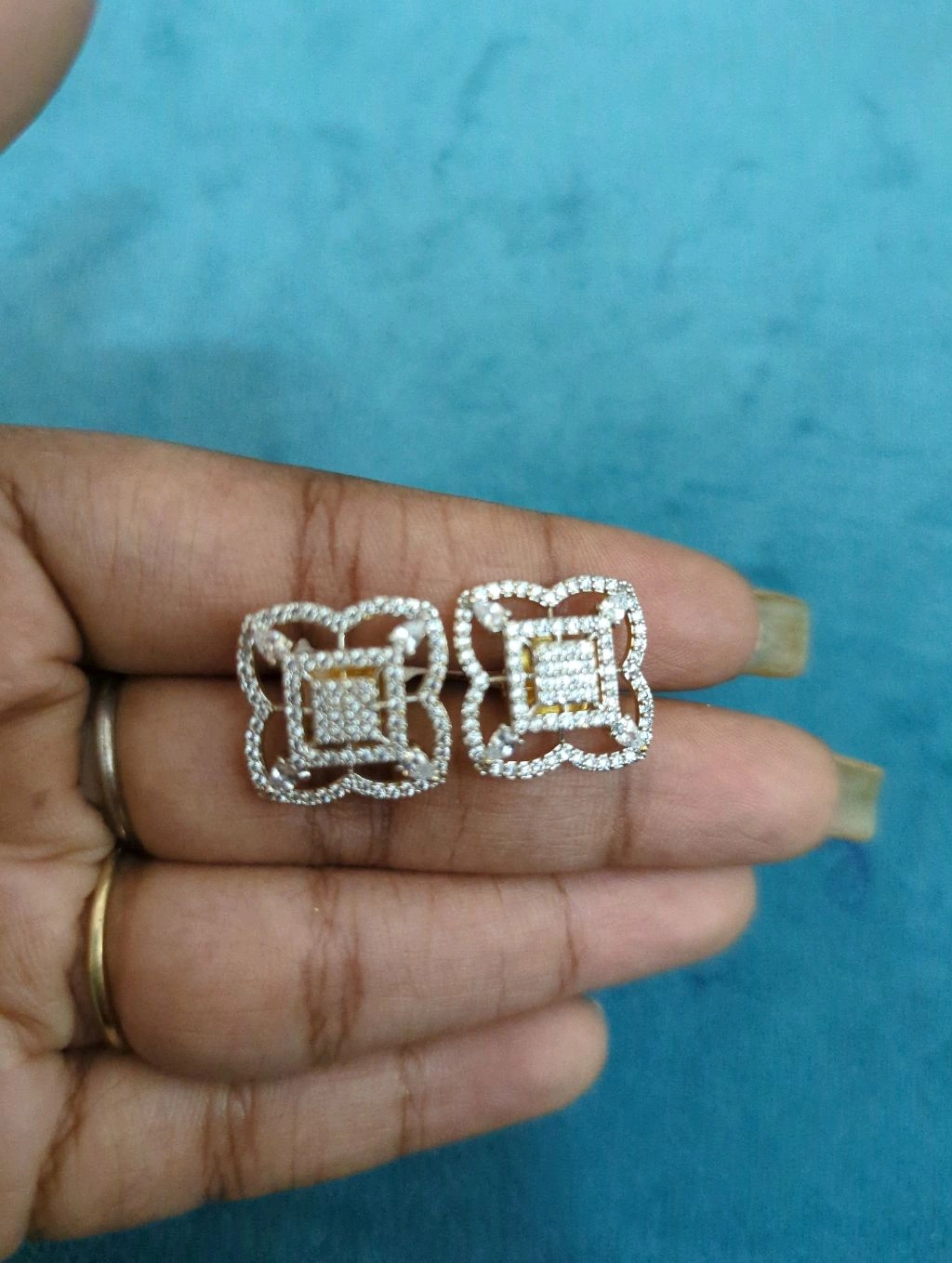 Diamond Copy Studs