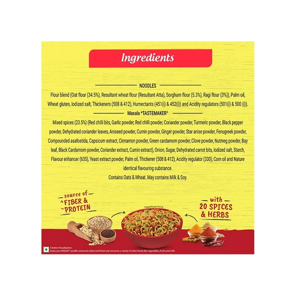 Maggi Nutri-Licious Masala Oats Instant Noodles With Millet Magic - 298 gm