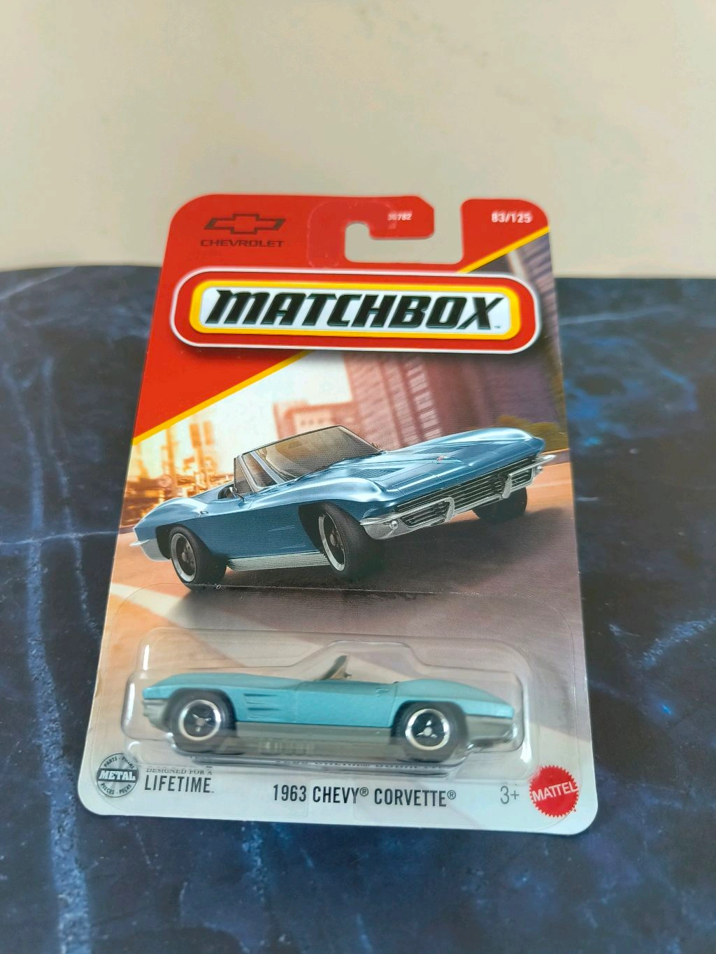 MATCHBOX | 1963 CHEVY CORVETTE | CHEVROLET | 83/125