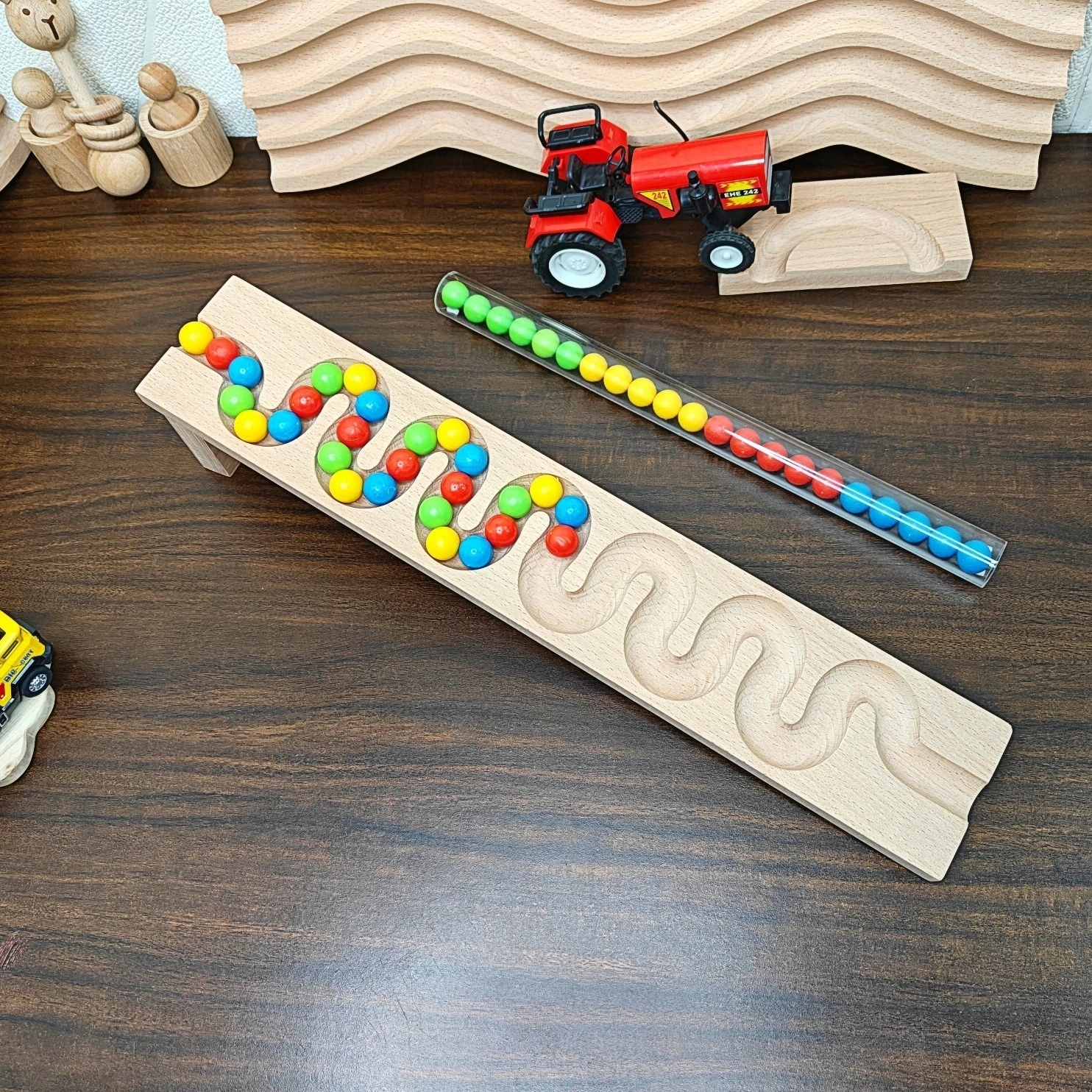 Kancha Marble run track Haba beech wood quality track toy for kids ...