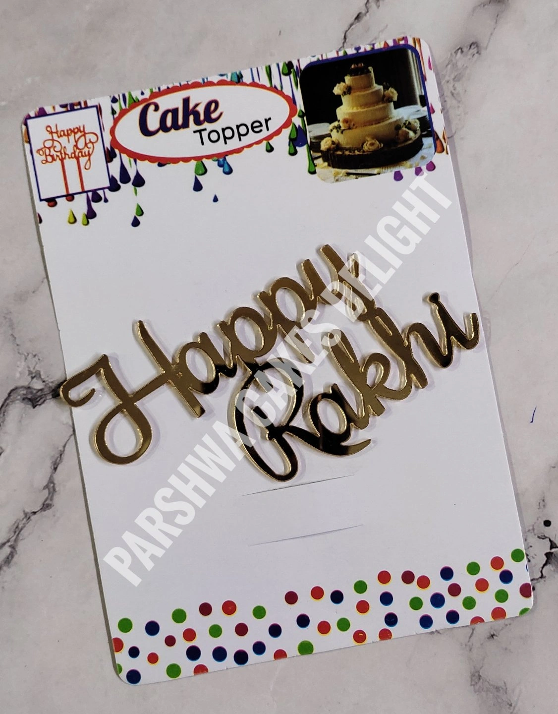 Rakhi Acrylic Topper