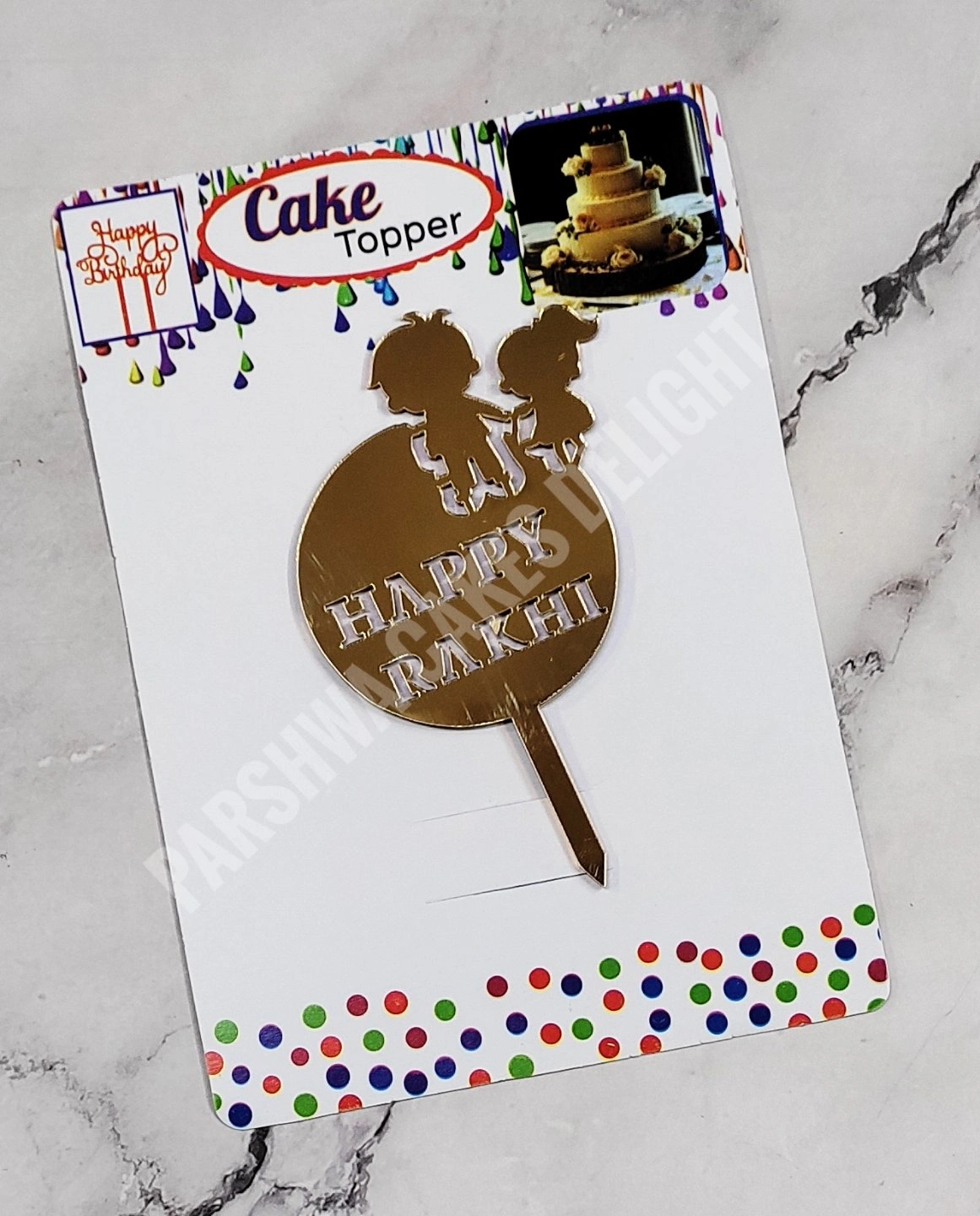 Rakhi Acrylic Topper