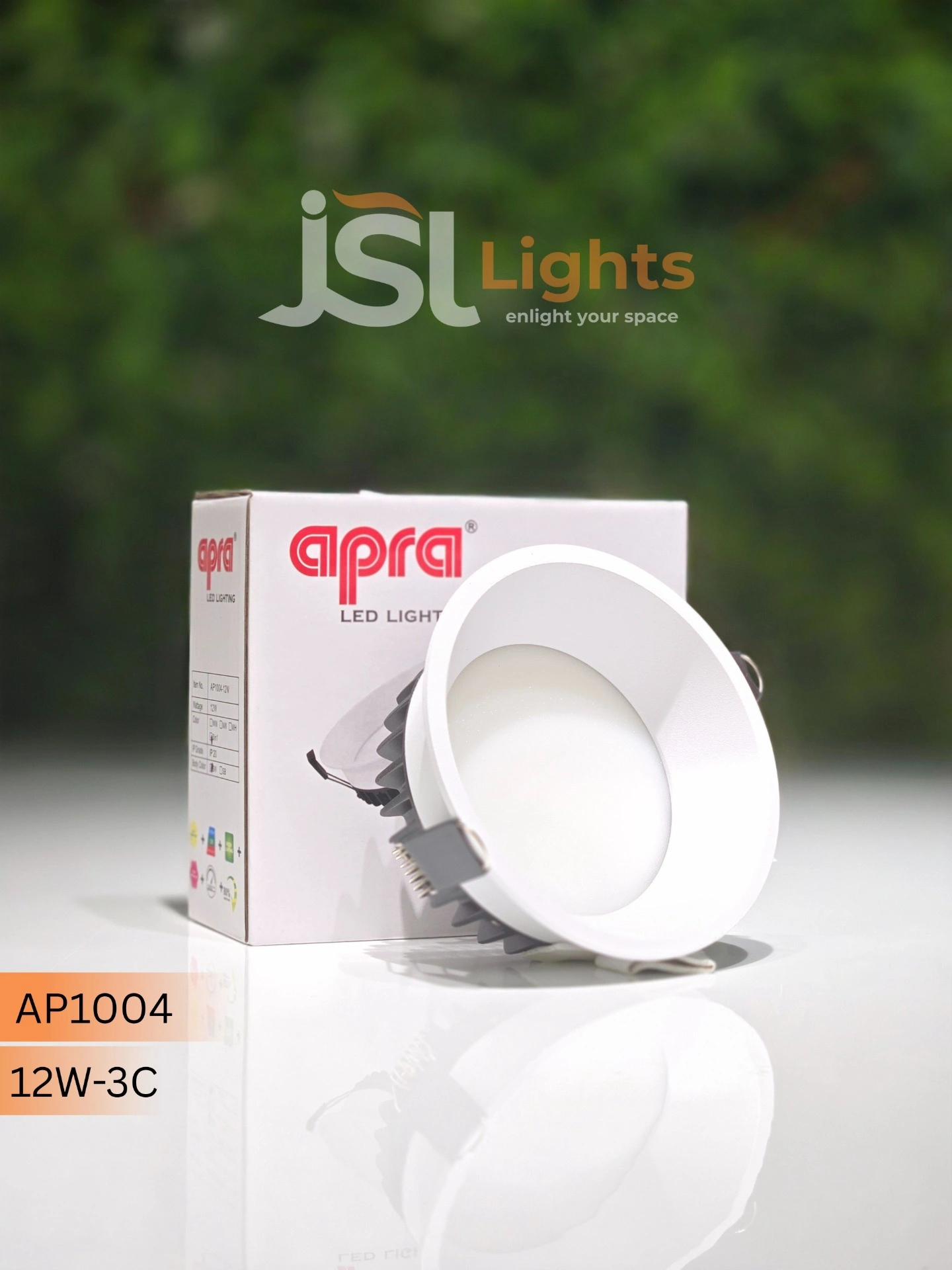 AP1004 - 3CCT 12W White Deep Recessed Downlight | Best Downlight for Home