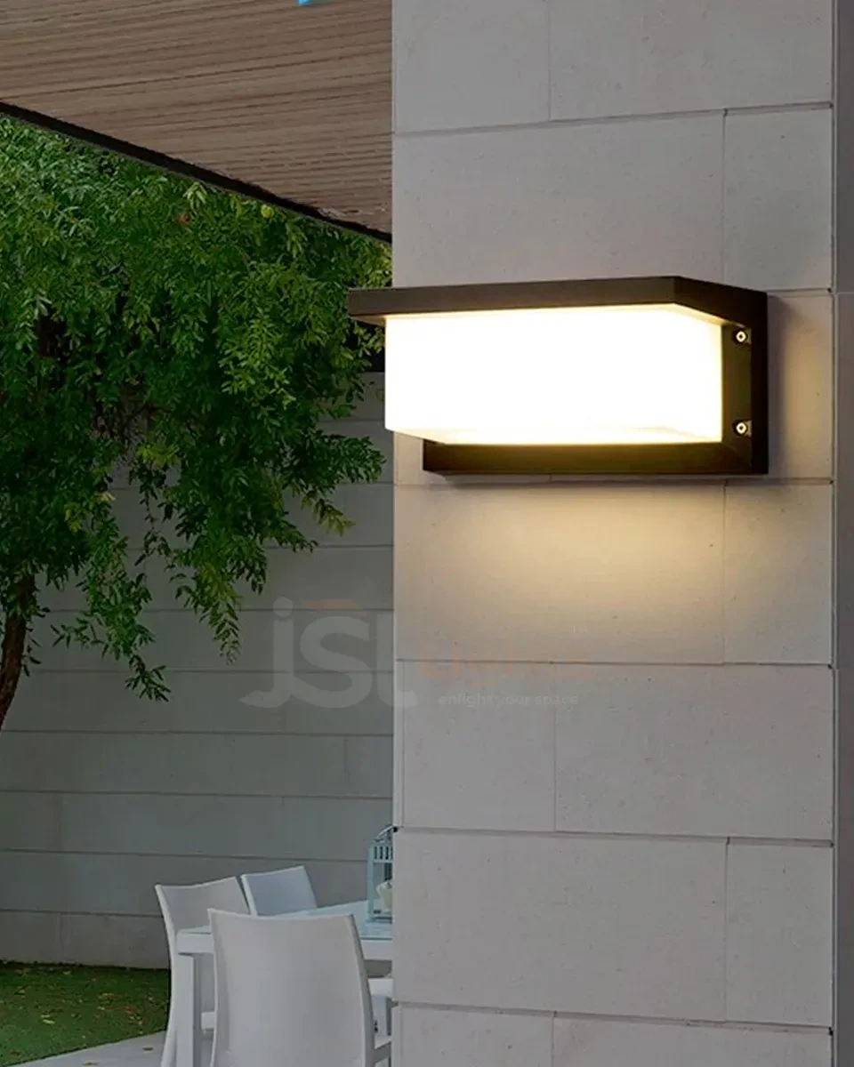 LX 609 12W LED Bulkhead Wall Light – Rust-Proof Surface Mount IP65 Fitting