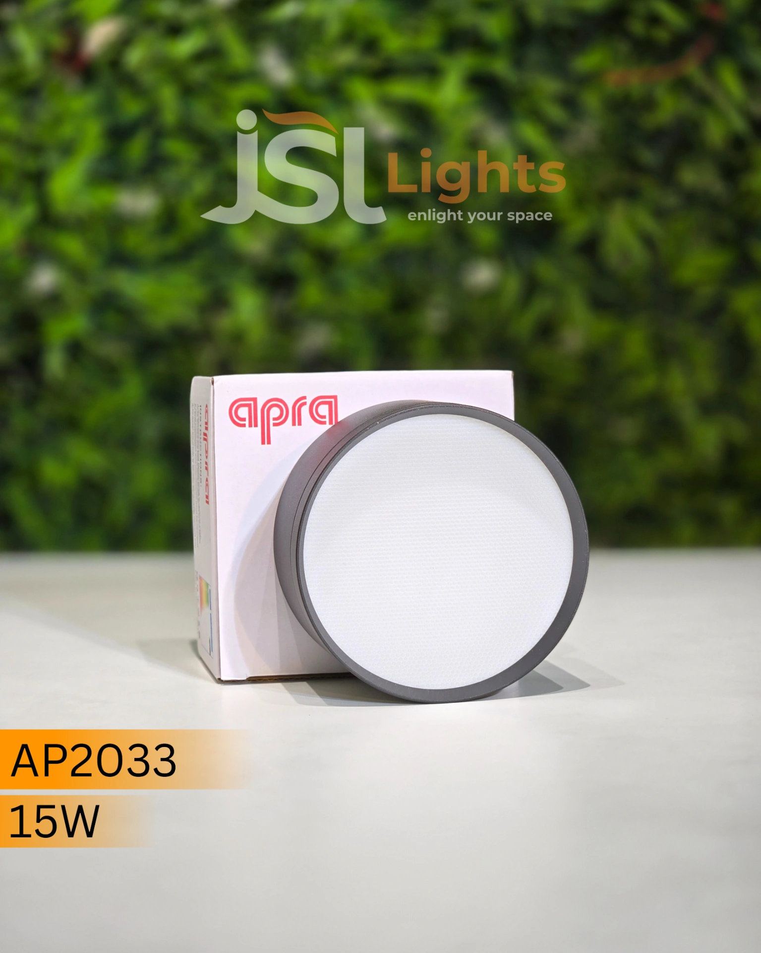 APRA 2033 15W Round Surface Diffuser Panel Light