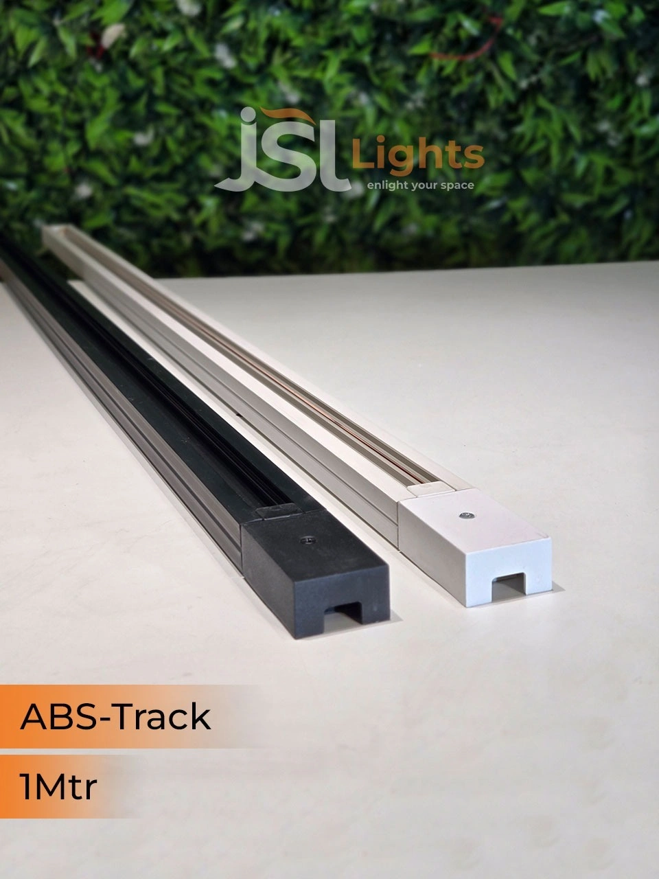APRA 1Meter ABS Black Ceiling Track Channel