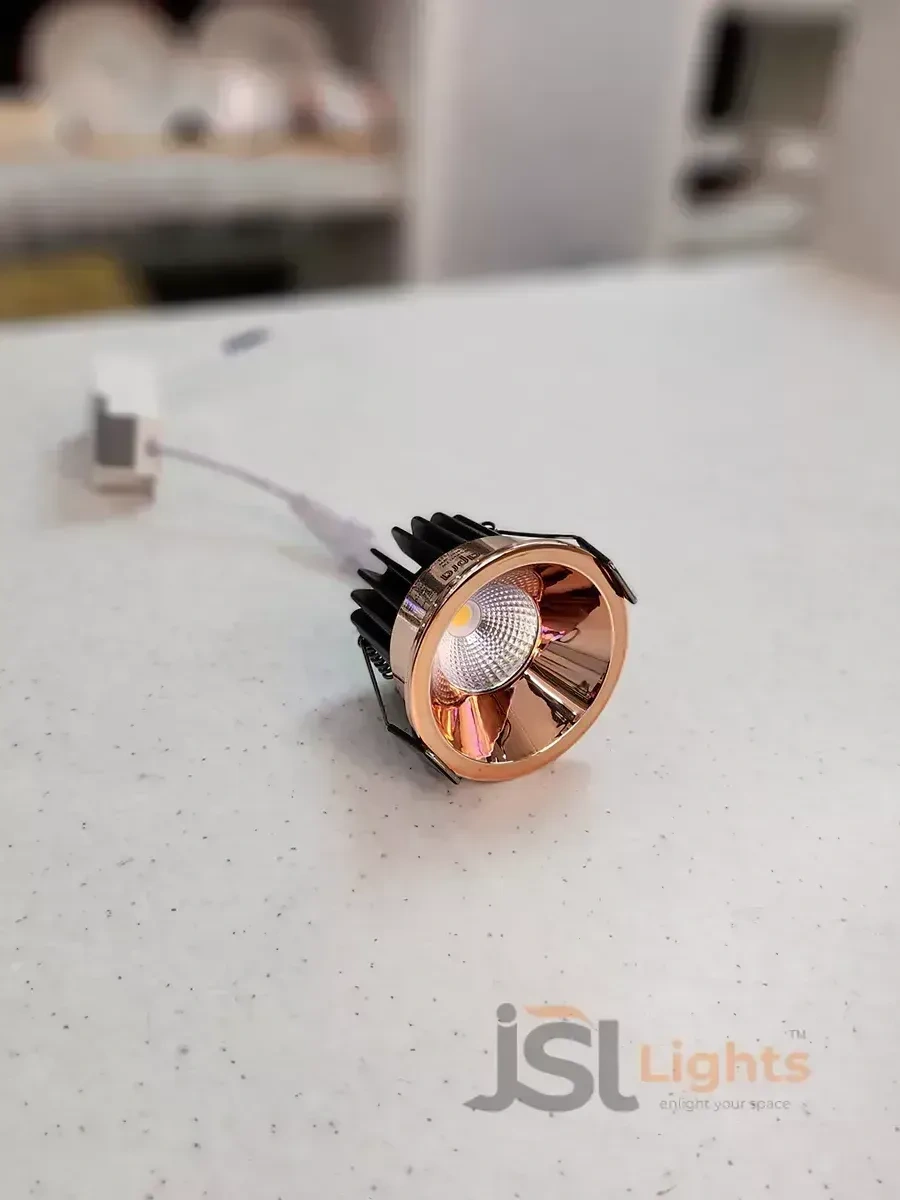 AP2015A 7W Natural White Rose Gold COB Downlight