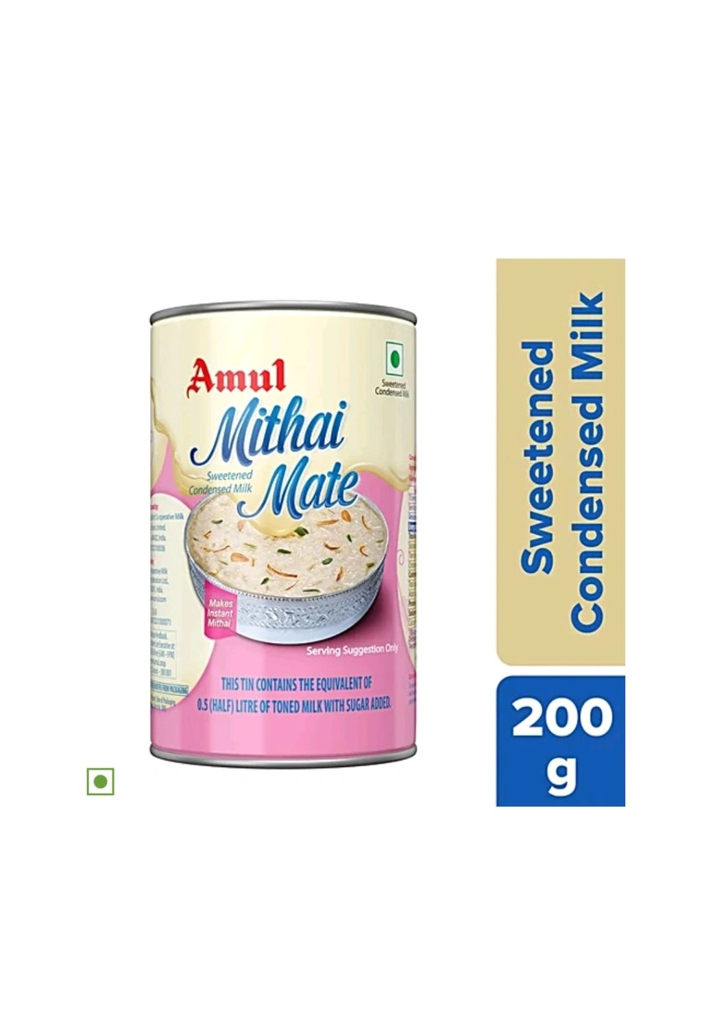 Amul Mithai Mate Sweetened Condensed Milk 200g Can