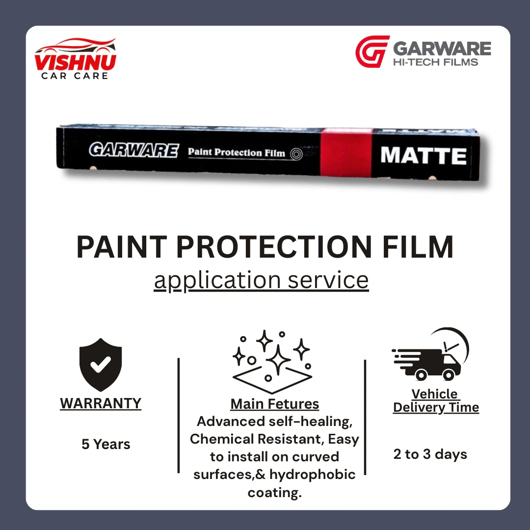 Garware Matte PPF Vijayawada | 5‑Year Warranty | Call 9090676763