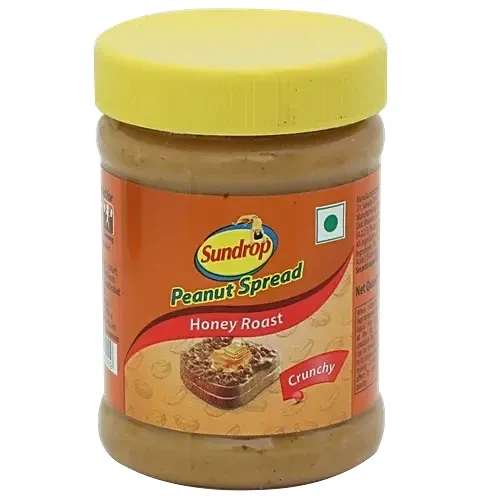 Sundrop Crunchy Peanut Butter With Honey, 300 g Bottle