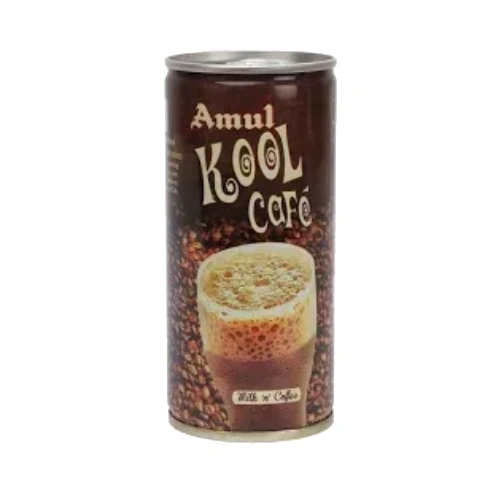 Amul Kool Cafe Milk 'n' Coffee Flavoured Milk (Can) 200ml
