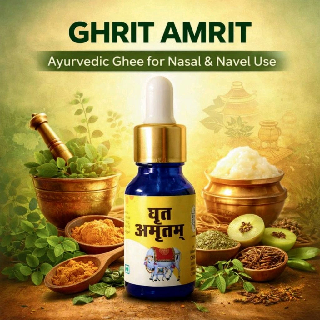 Ghrit Amrit Nasy Ghee – Ayurvedic Sinus & Allergy Relief, Cold ...