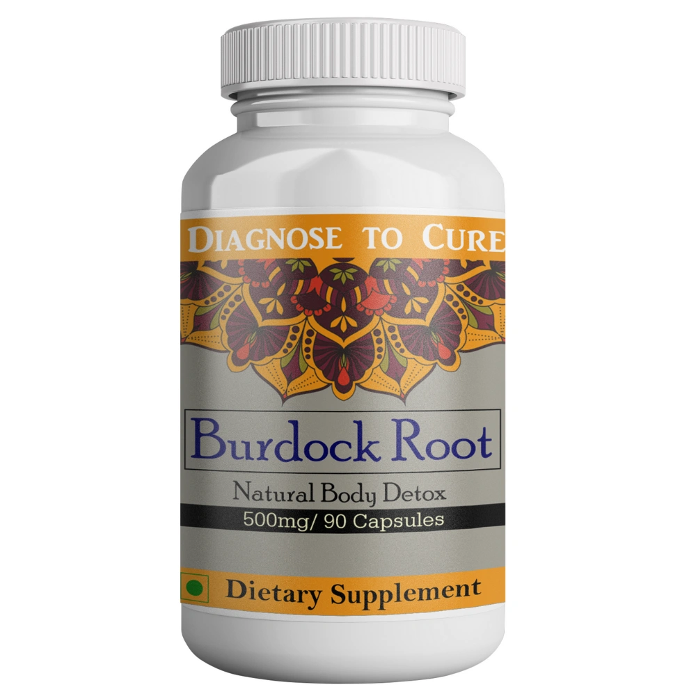 Burdock Root 500mg | For Skin Health, Liver Function, Blood ...