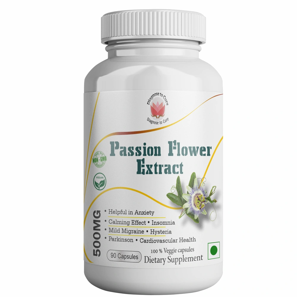 Passion Flower 500mg | Natural Anxiety, Stress Relief & Sleep Support