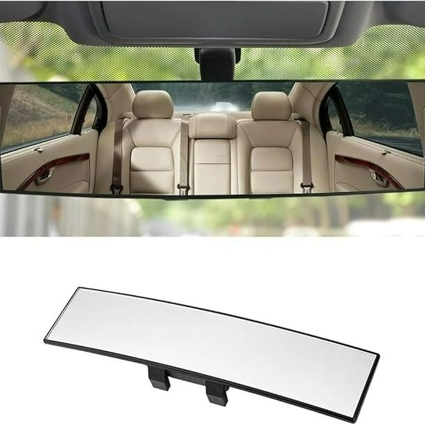 Car Rear View Mirror – Wide Angle Interior Panorama Safety Mirror (1 Pc)