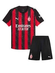 AC Milan 25/26 Home Kit Fan Edition With Short