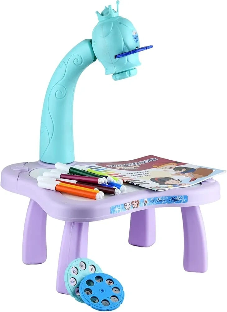 Drawing Projector Toy Set Child Learning Painting Desk with Smart ...
