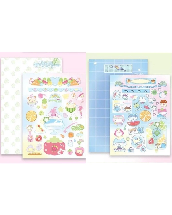 korean sticker sheet 🫧